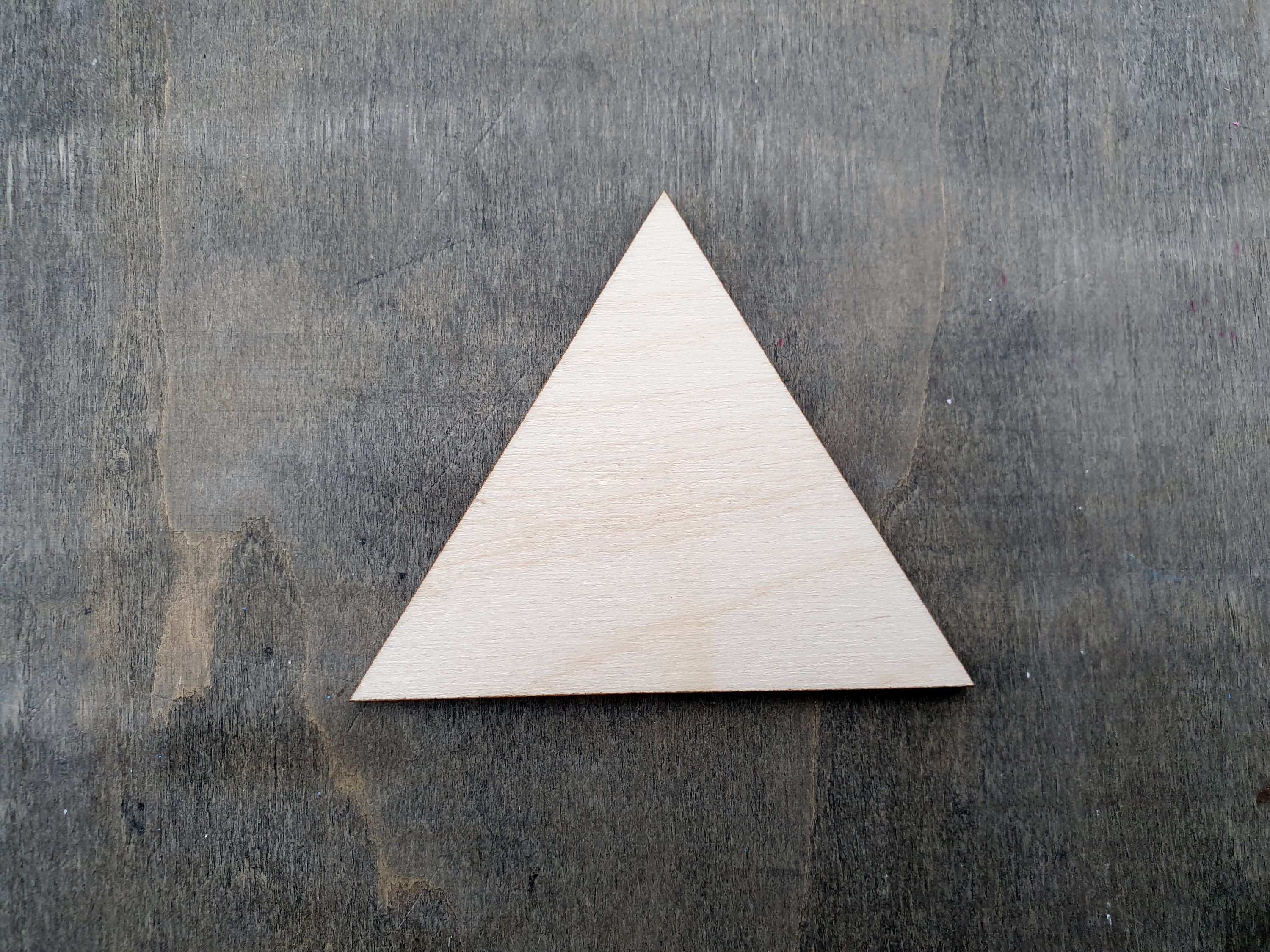 Triangle Shape 3 20 Triangle Cut Out Wooden - Etsy