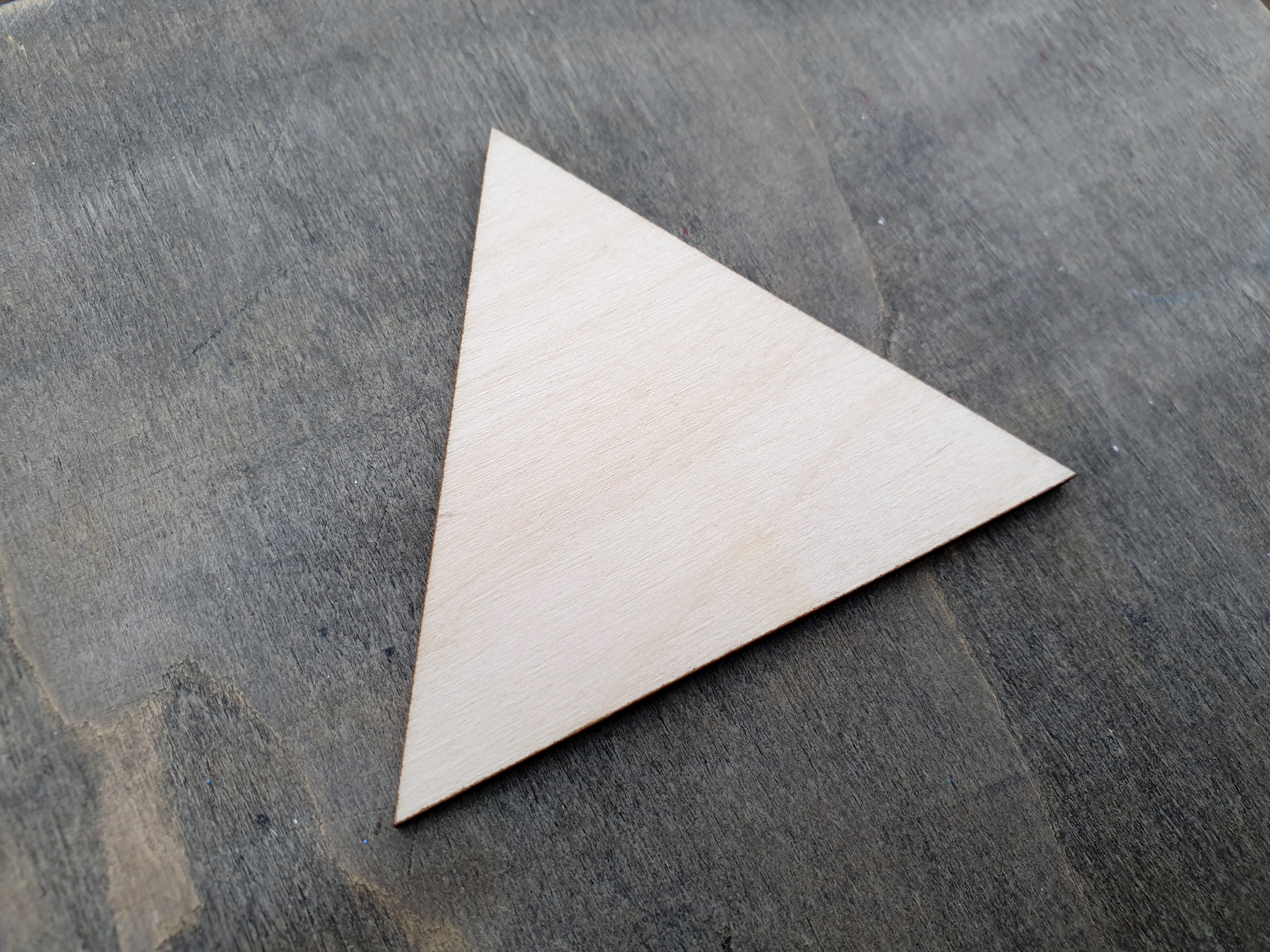 Triangle Shape 3 20 Triangle Cut Out Wooden - Etsy