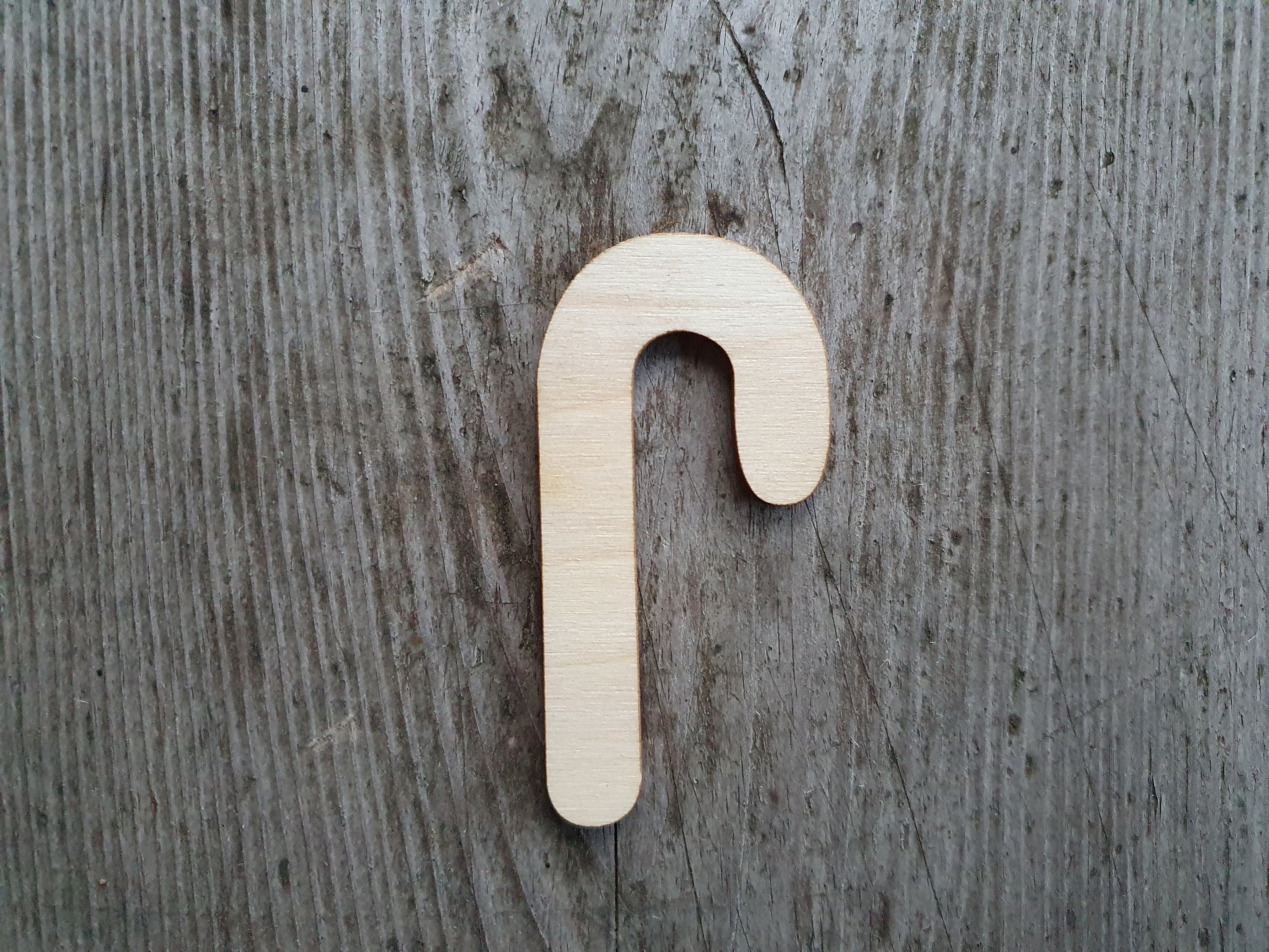 Candy cane shape 3 20 Candy cane cut out | Etsy