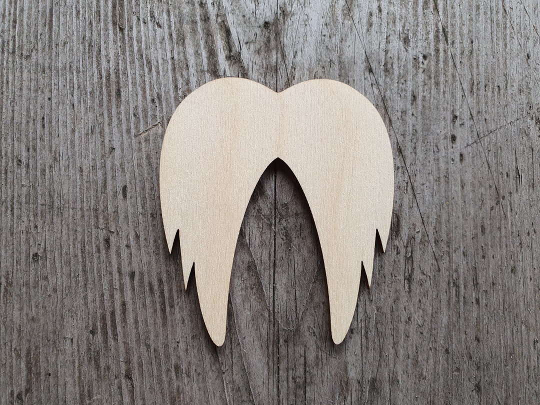 Angel Wings Shape, MULTIPLE SIZES, Angel Wings Cut Out, Wooden Shapes ...