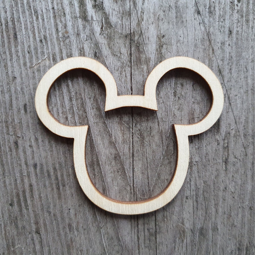 Mouse Head Outline Shape, 3" - 20", Mouse Cut Out, Laser Cut ...