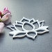 Acrylic Lotus Shape, 1/8 Inch Thickness, Choose SIZE and COLOR - Etsy