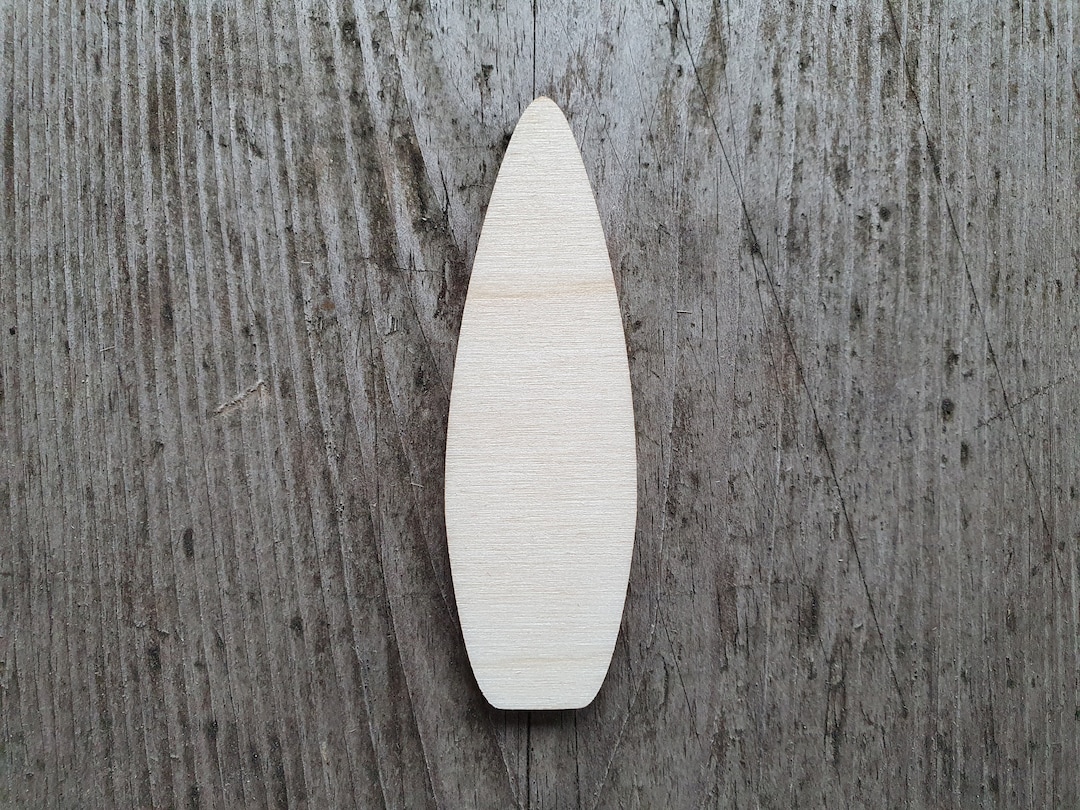 Surfboard Shape, 3 30, Surfboard Cut Out, Laser Cut, Unfinished Wood ...