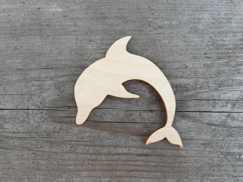 Dolphin Shape MULTIPLE SIZES Dolphin Cut Out Laser Cut - Etsy