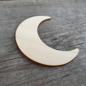 Moon Shape MULTIPLE SIZES Moon Cut Out Laser Cut Moon - Etsy