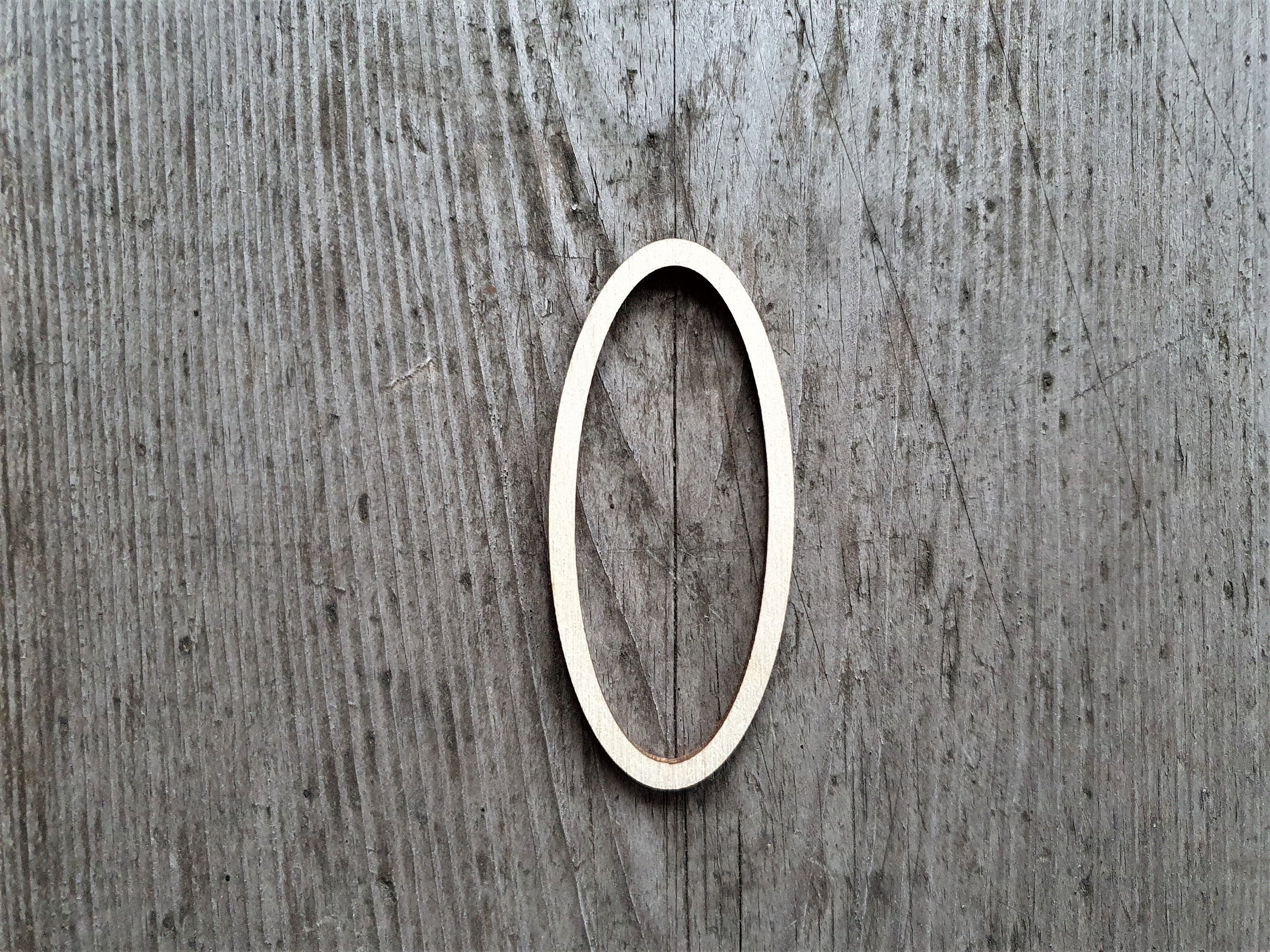 Oval Outline Shape 3 20 Oval Cut Out Wooden - Etsy