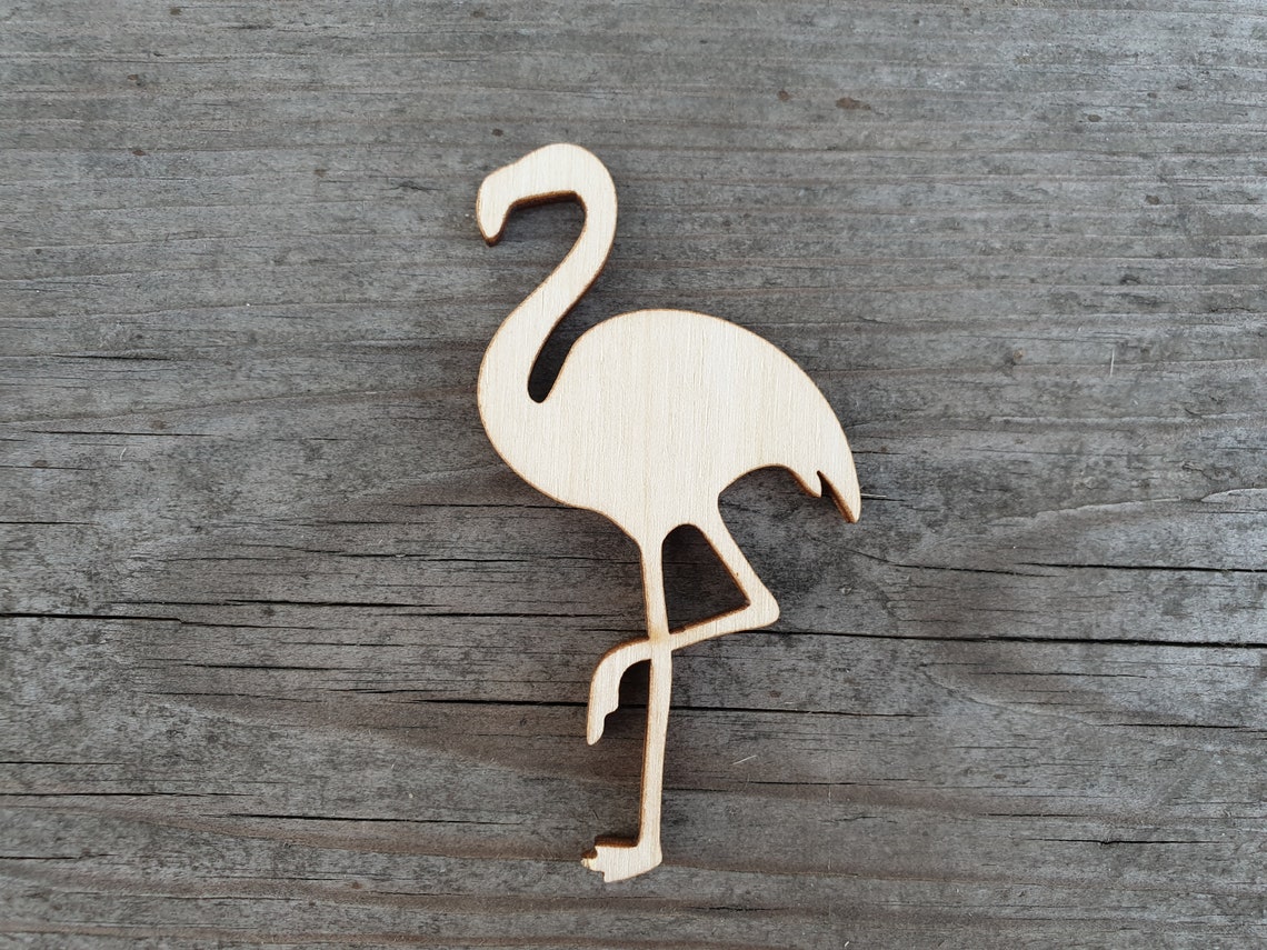 Flamingo Shape MULTIPLE SIZES Flamingo Cut Out Laser Cut | Etsy