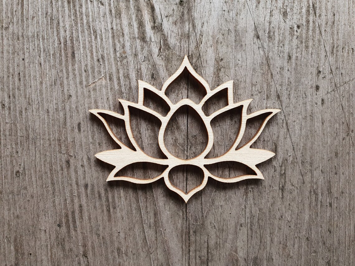 Lotus Flower Shape 3 20 Lotus Flower Cut Out - Etsy