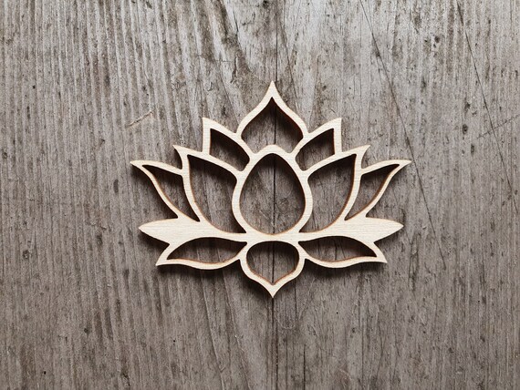 Lotus Flower Shape 3 20 Lotus Flower Cut Out - Etsy