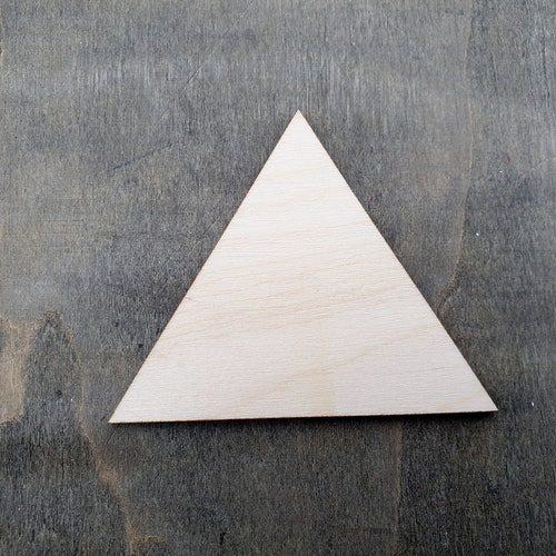 Triangle Shape 3 20 Triangle Cut Out Wooden - Etsy