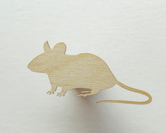 Mouse Shape MULTIPLE SIZES Laser Cut Unfinished Wood - Etsy