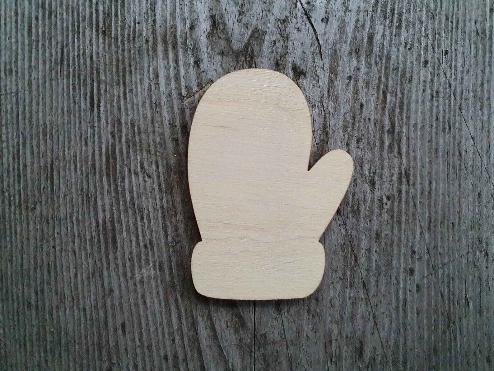 Mitten Shape 3 20 Winter Mitten Cut Out Wooden | Etsy