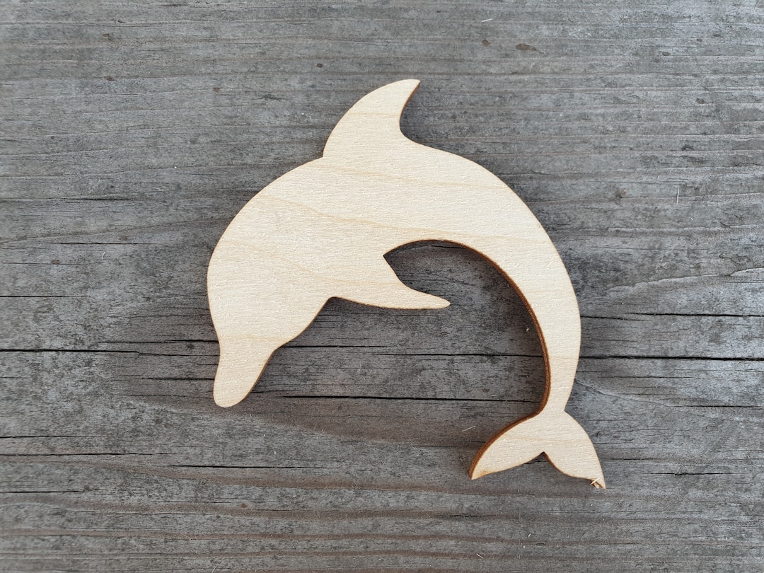Dolphin Shape, MULTIPLE SIZES, Dolphin Cut Out, Laser Cut Dolphin ...