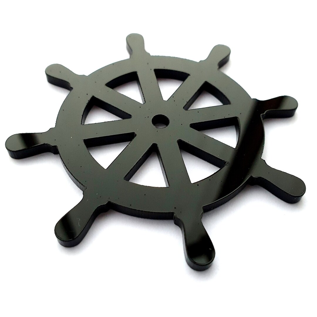 Acrylic Ship Wheel Shape - Ship Wheel Cutouts - Nautical Blanks ...