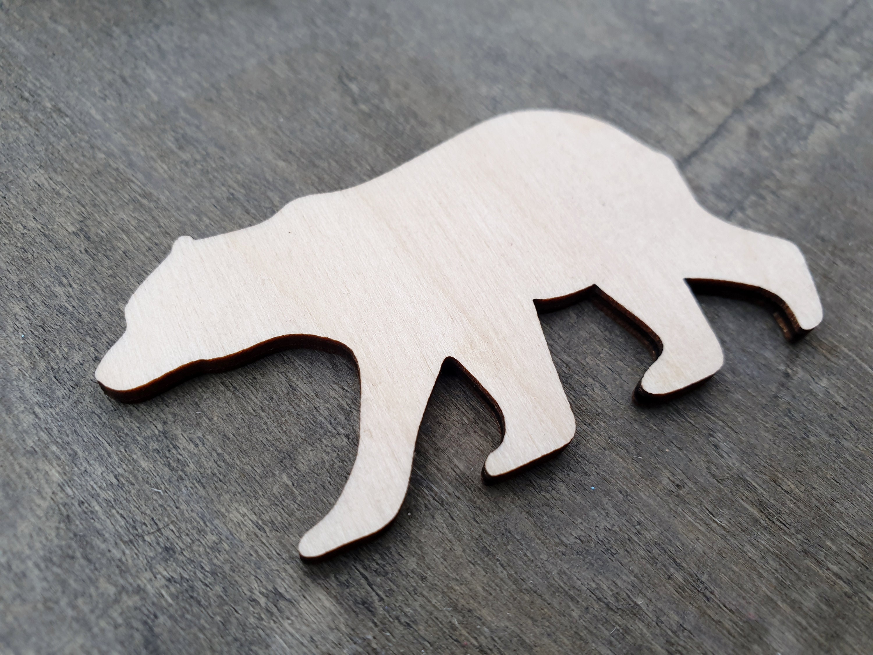 Polar Bear Shape MULTIPLE SIZES Polar Bear Cut Out | Etsy