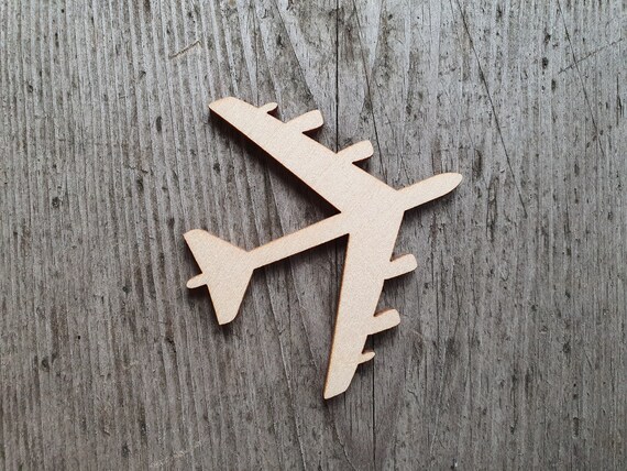 Airplane Shape MULTIPLE SIZES Plane Cut Out Unfinished | Etsy