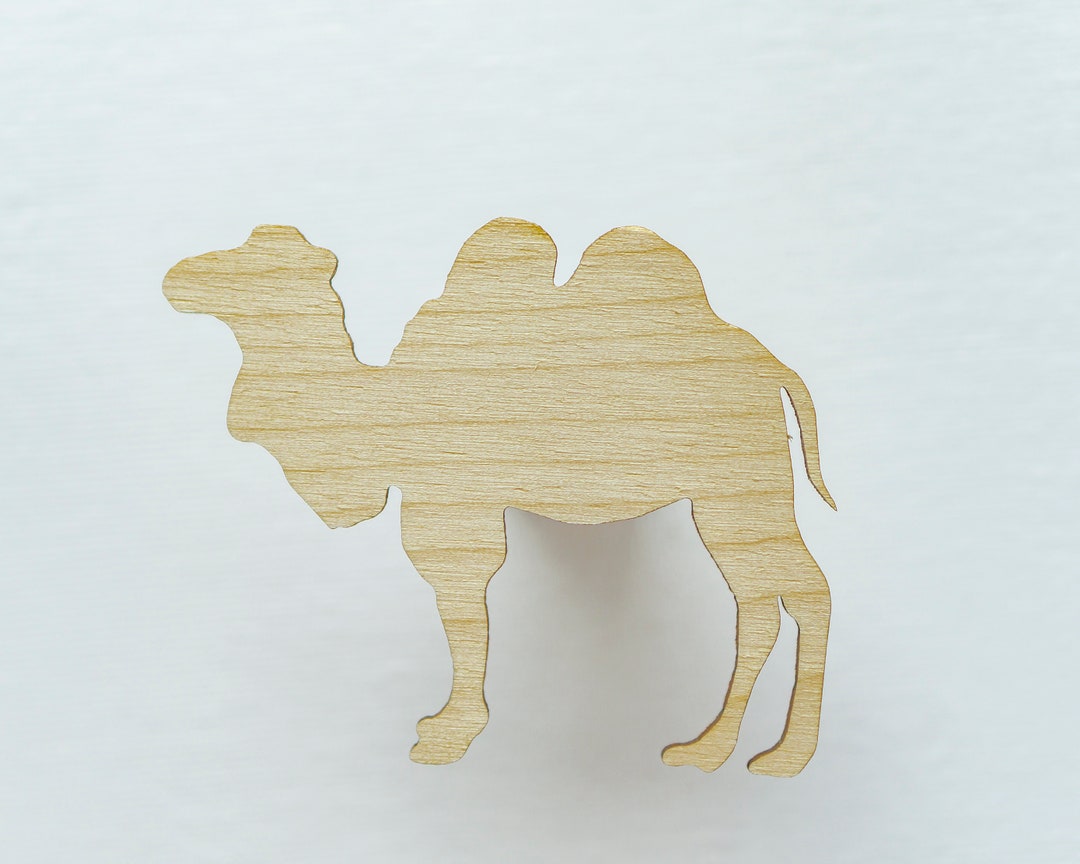 Camel Shape, 3 20, Laser Cut, Unfinished Wood, Cutout Shapes for Crafts ...