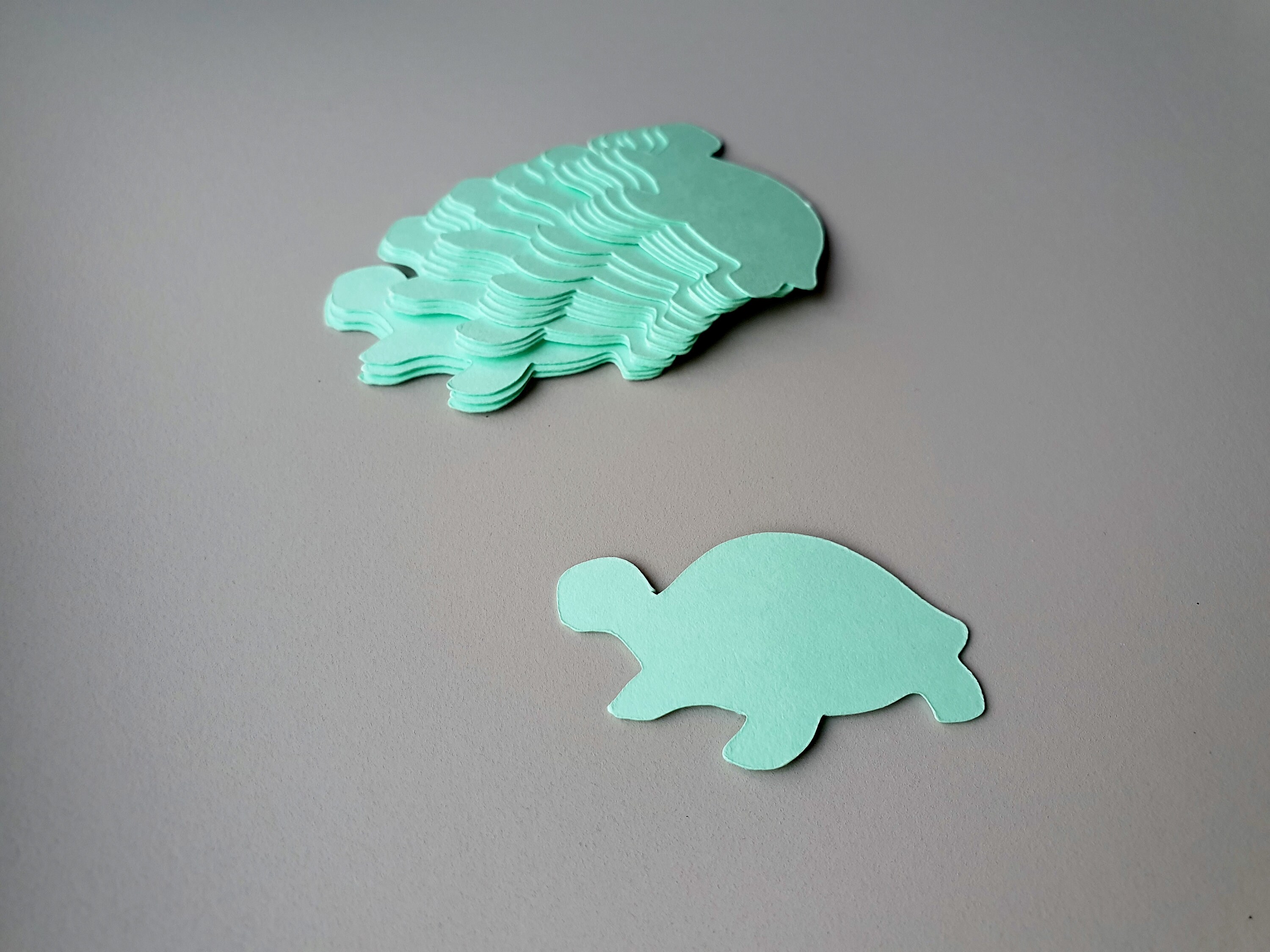 Turtle Cut Out MULTIPLE SIZES 20 Pieces Turtle Die Cuts | Etsy UK