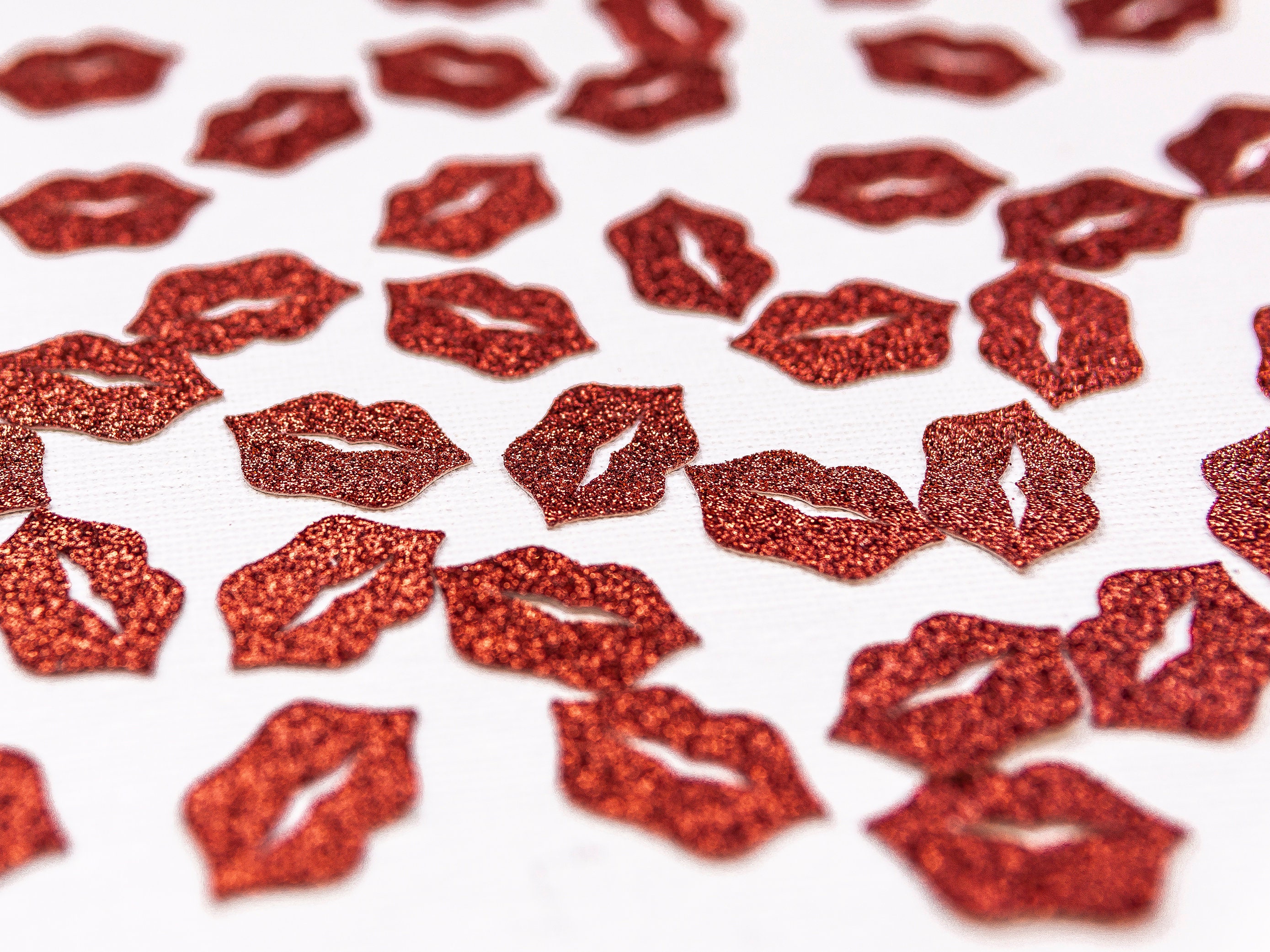 Bachelorette party decorations Lips confetti 30 pcs Choose | Etsy