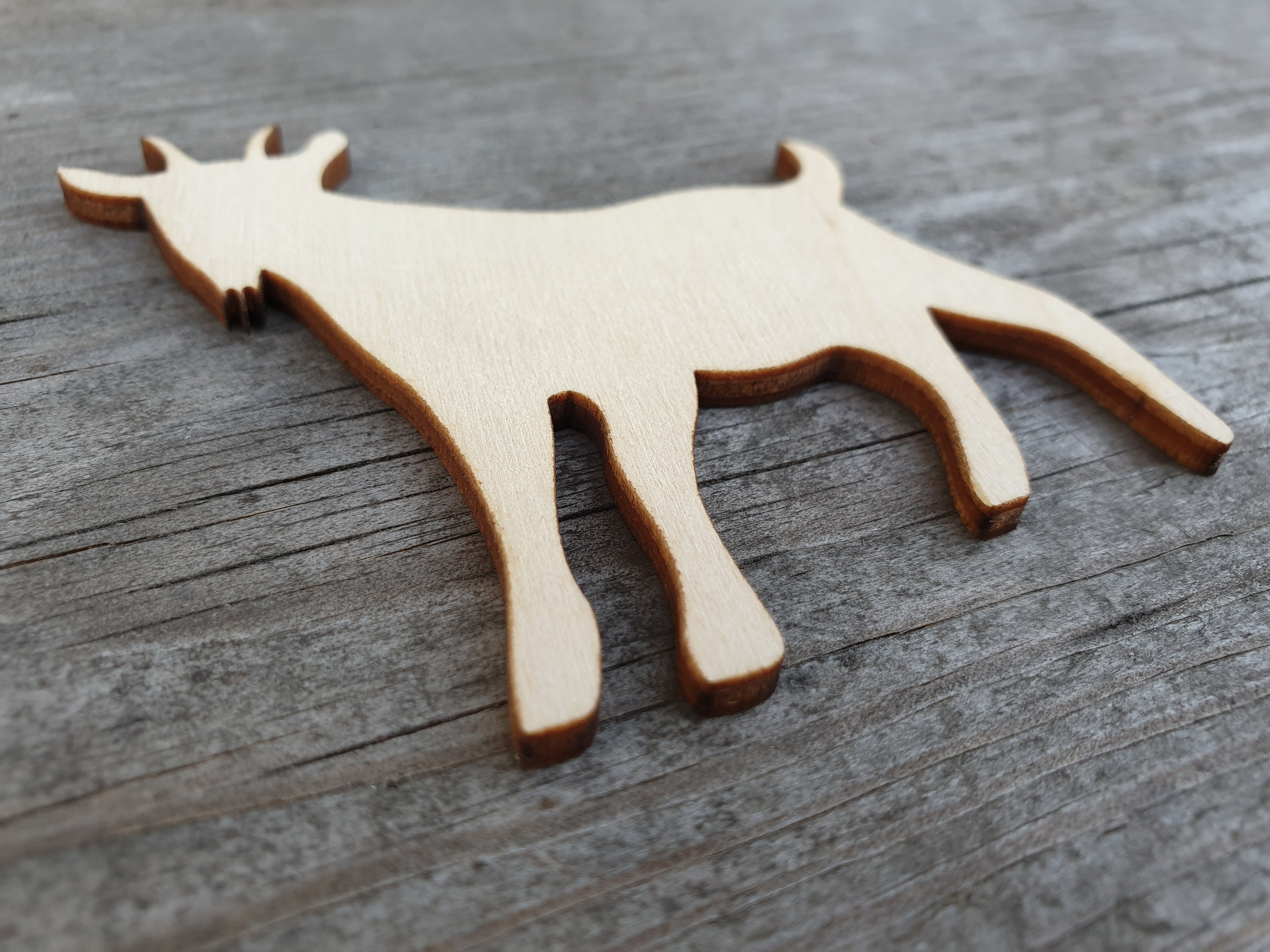 Goat shape MULTIPLE SIZES Goat cut out Laser Cut | Etsy