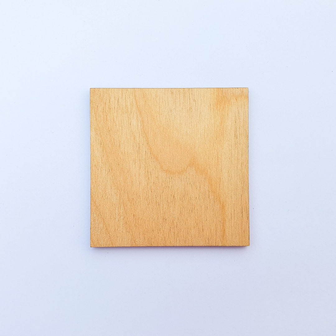 Wooden Square Shape, Square Cut Out, Wooden Squares, Square Blanks - Etsy