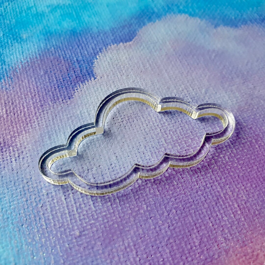 Acrylic Cloud Outline Shape - Acrylic Cloud Cutouts - Cloud Blanks ...