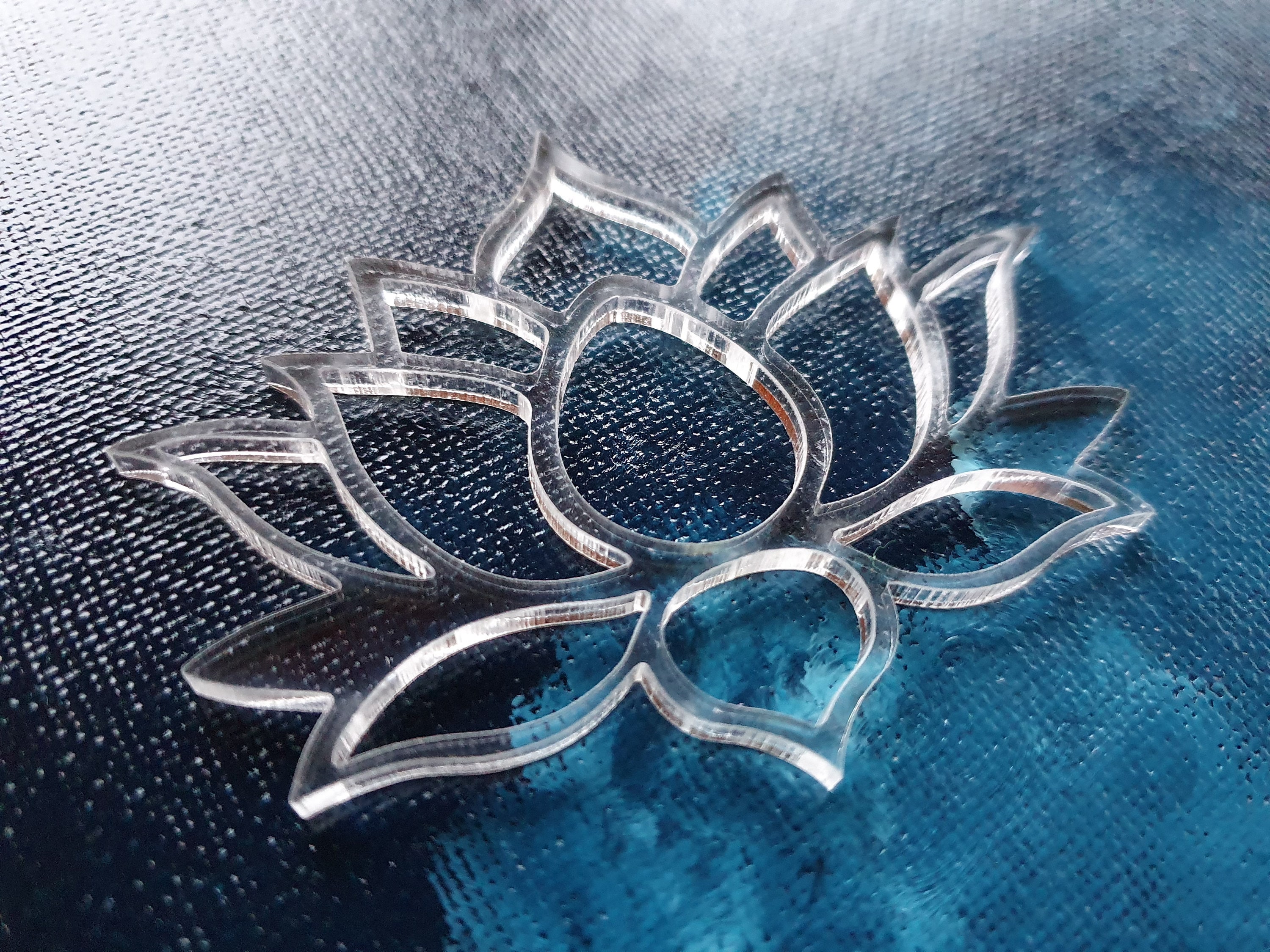 Acrylic Lotus Shape 3 20 Acrylic Lotus Blanks - Etsy