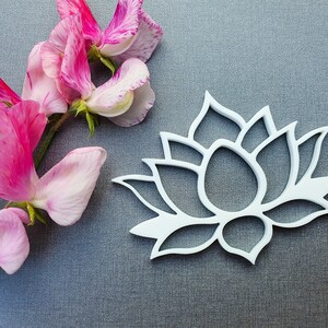 Acrylic Lotus Shape, 2 20, CHOOSE COLOR, Acrylic Cutout Shapes for ...