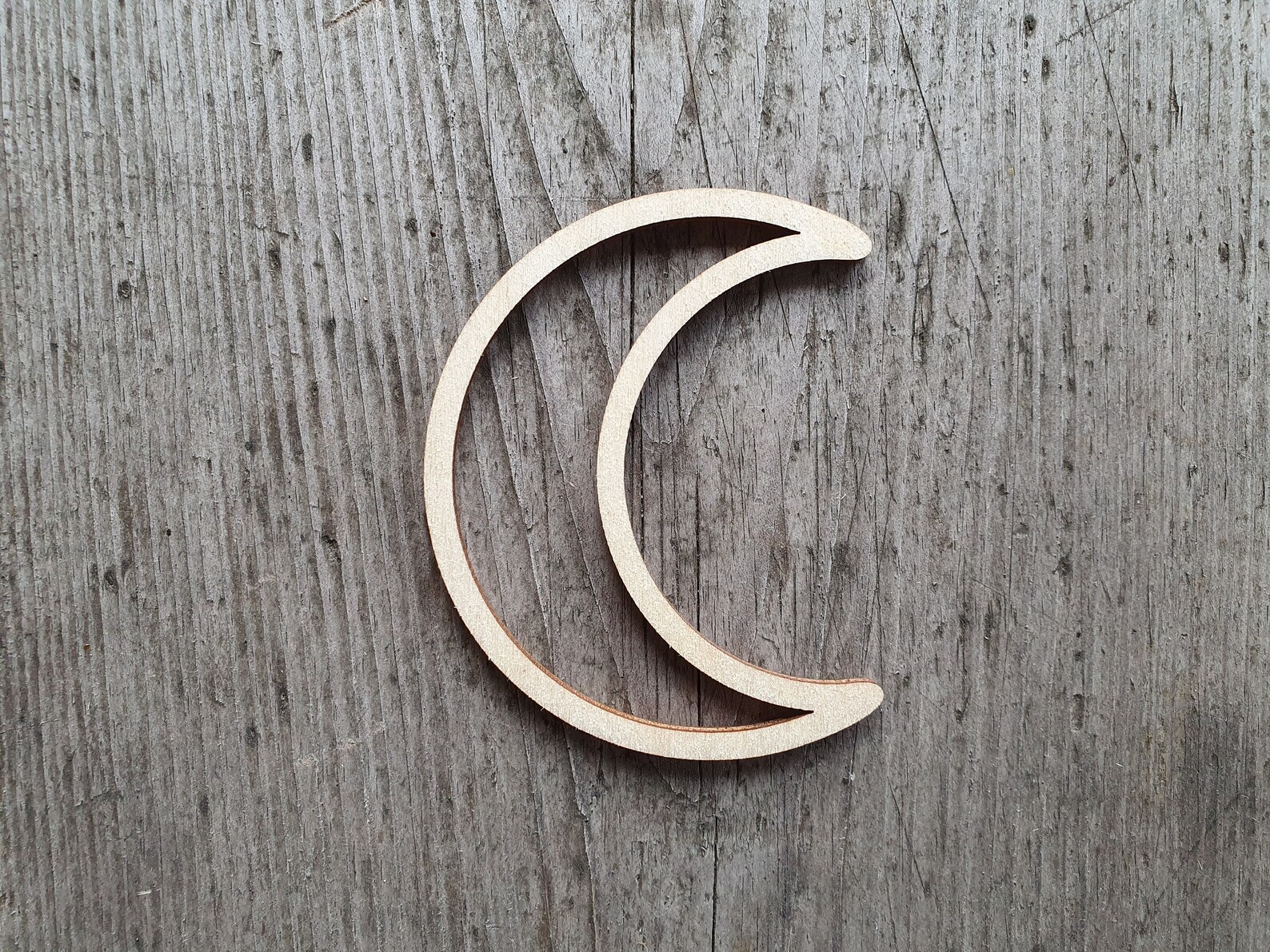 Moon Outline Shape MULTIPLE SIZES Moon Cut Out Crescent - Etsy