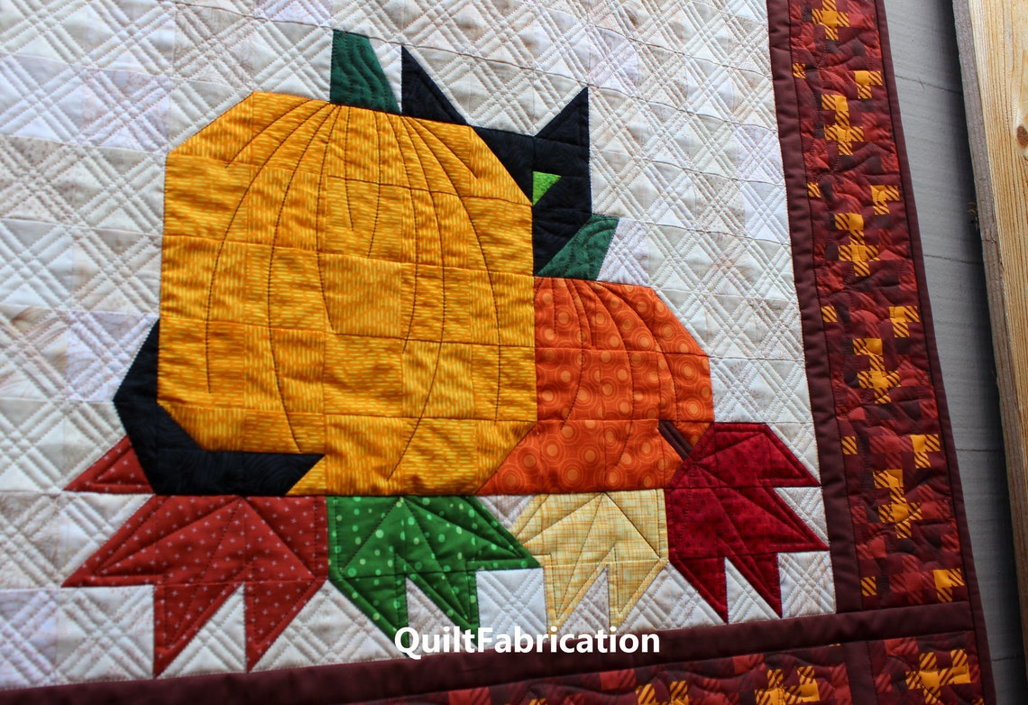 Pumpkin Peek-a-boo Fall Wall Hanging Easy Quilt Pattern - Etsy