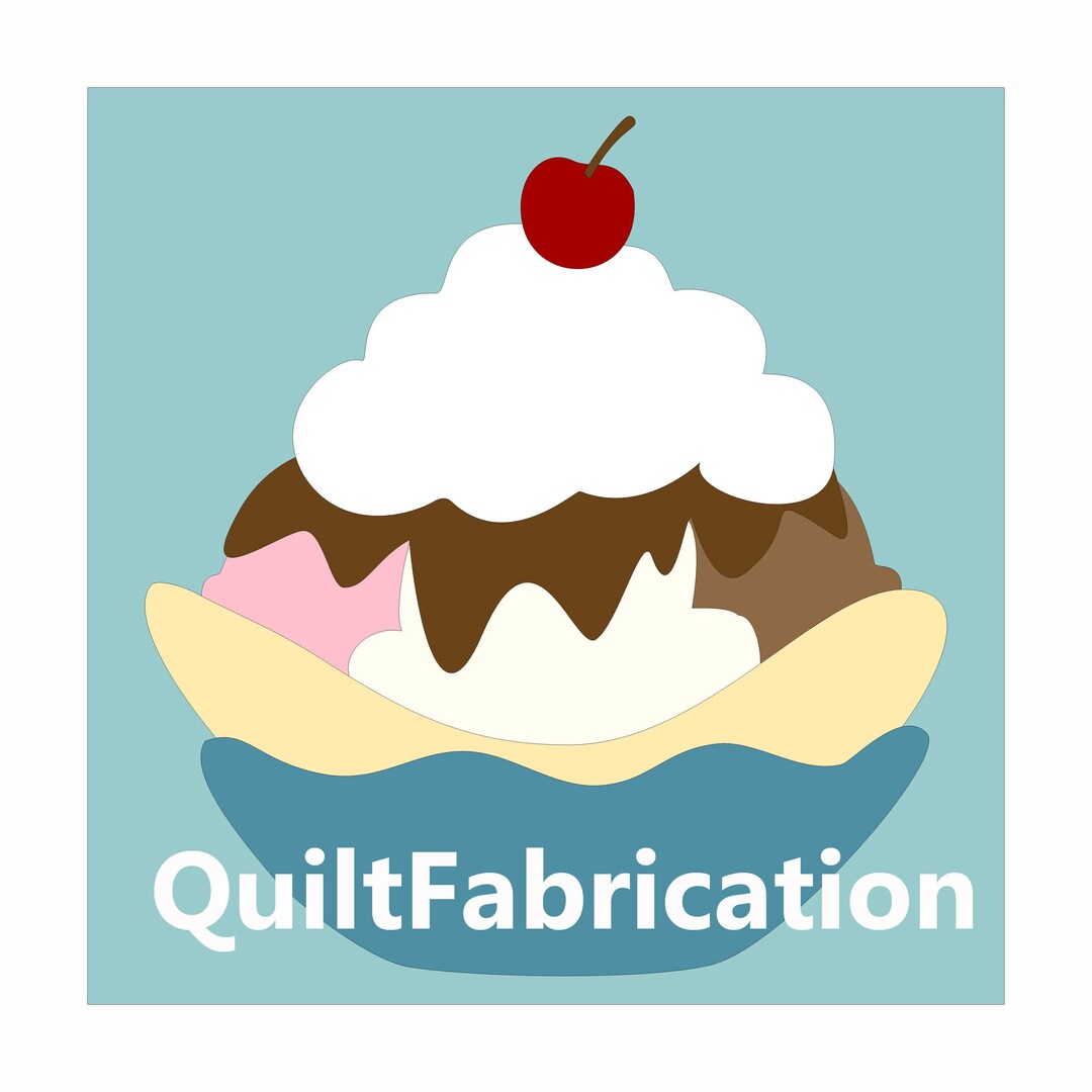 Banana Split Quilt Block, Ice Cream Applique PDF Pattern, Easy ...