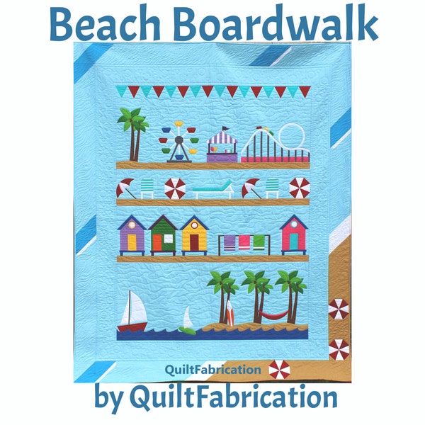 Beach Quilt Pattern - Etsy