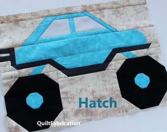 Truck Quilt Block - Etsy