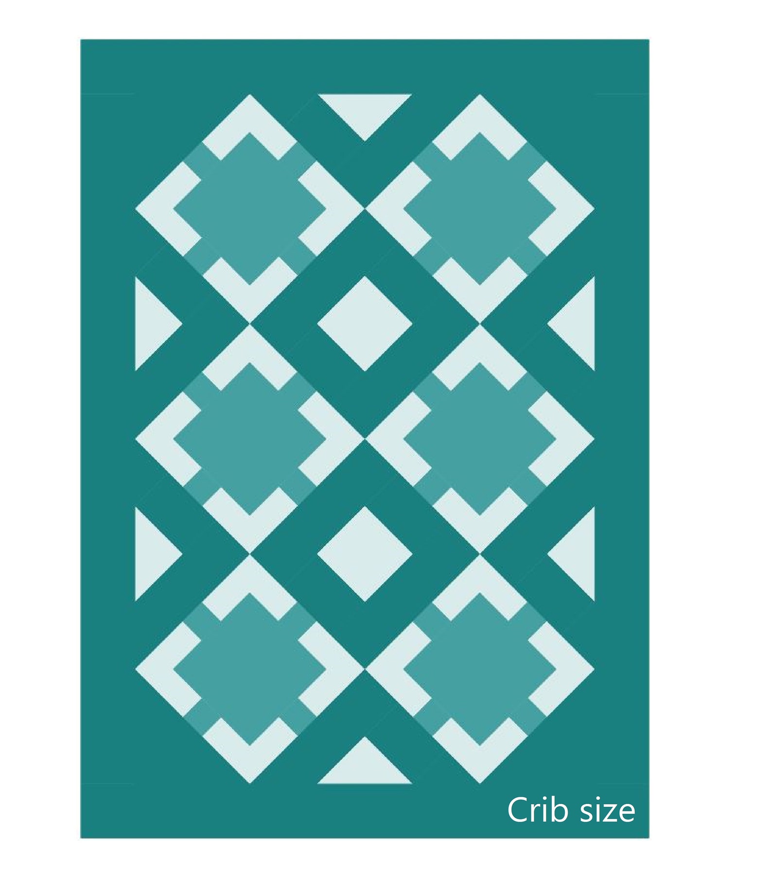 Monochrome Quilt Pattern Easy Modern Beginner Multi Size | Etsy UK