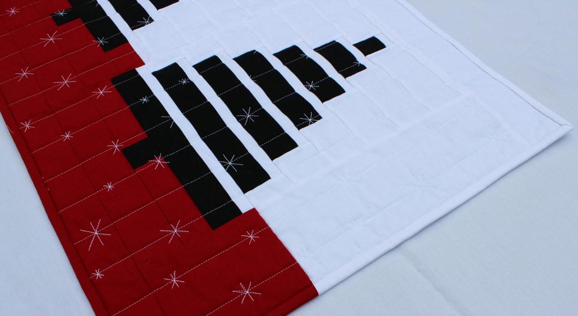 O Tannenbaum Christmas Tree Table Runner PDF Quilt Pattern - Etsy