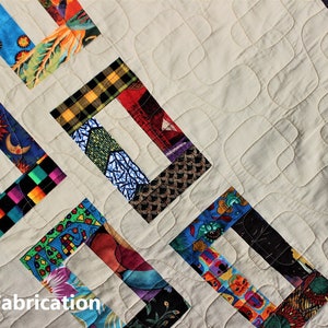 Slots Quilt, Charm Square, Scrap Quilt Pattern, Modern, Easy Beginner ...