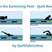 Swimming Silhouettes Quilt Row Pattern: Applique Swim Strokes (PDF ...