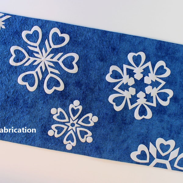 Quilt Snowflake Table Runner Patterns - Etsy