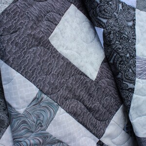 Monochrome Quilt Pattern: Easy Modern Design, Multi-size (PDF Pattern ...