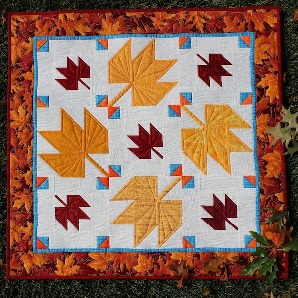 Leaf Quilt Pattern - Etsy