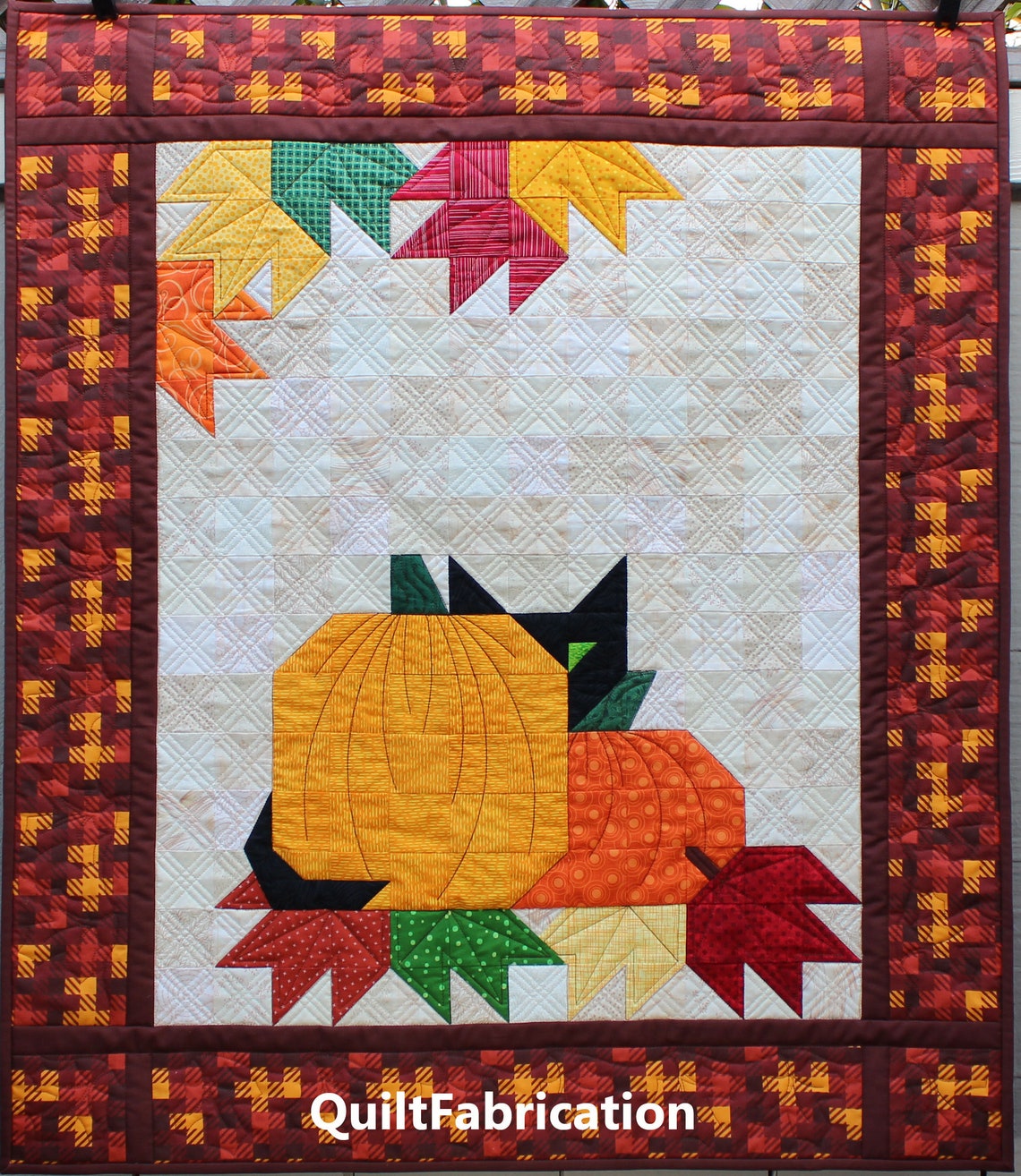 Pumpkin Peek-a-boo, Fall Wall Hanging, Easy Quilt Pattern - Etsy