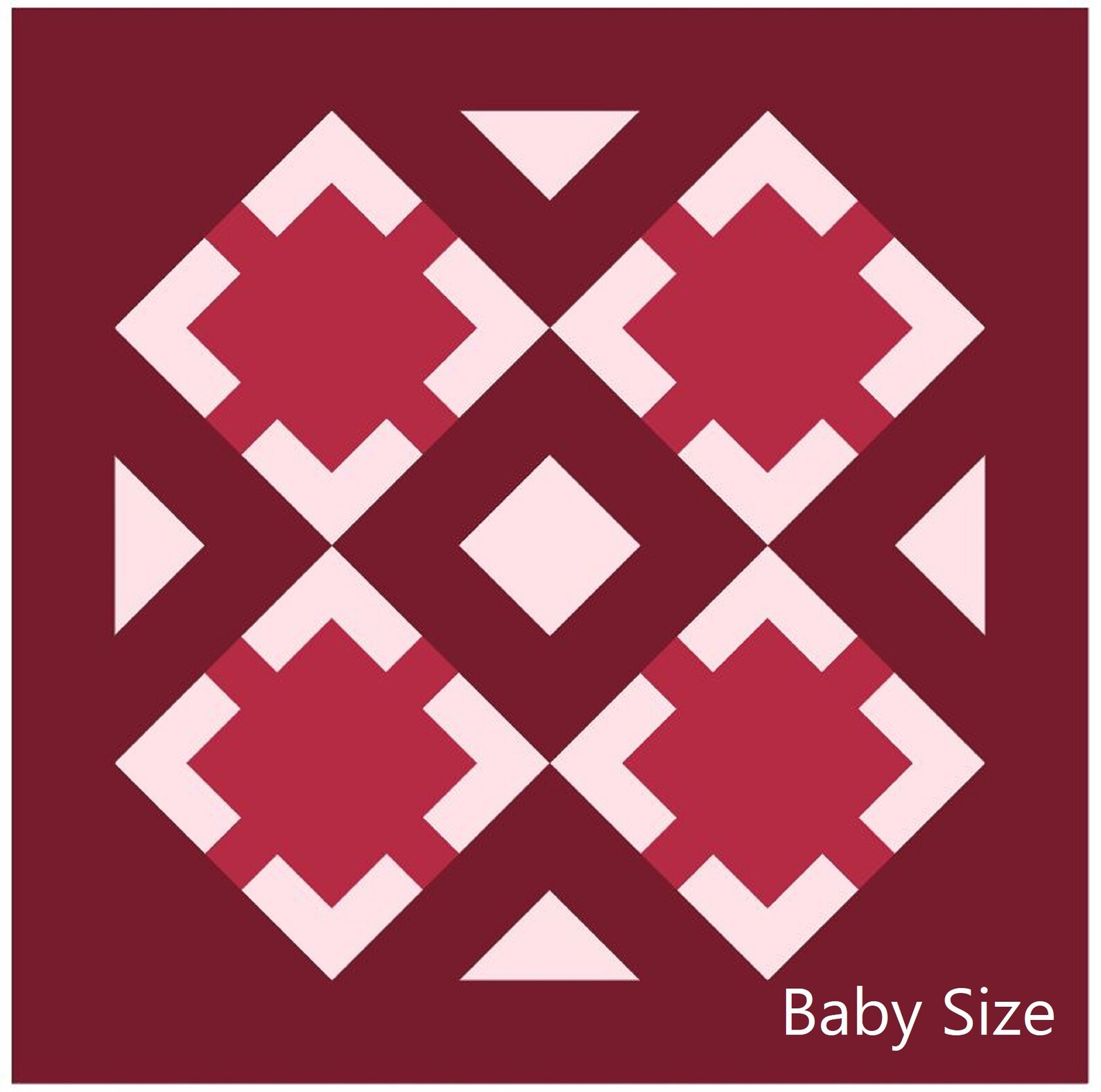 Monochrome Quilt Pattern Easy Modern Beginner Multi Size - Etsy