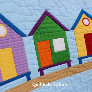 Beach Boardwalk, Queen/twin/lap Quilt Pattern, Intermediate Level ...