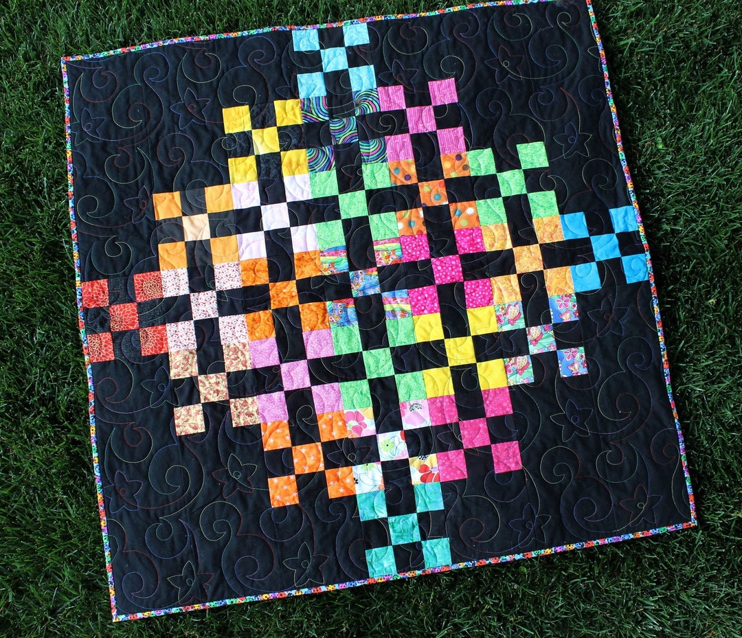 Burst Quilt Pattern: Multi-size Beginner Design (PDF Download) - Etsy