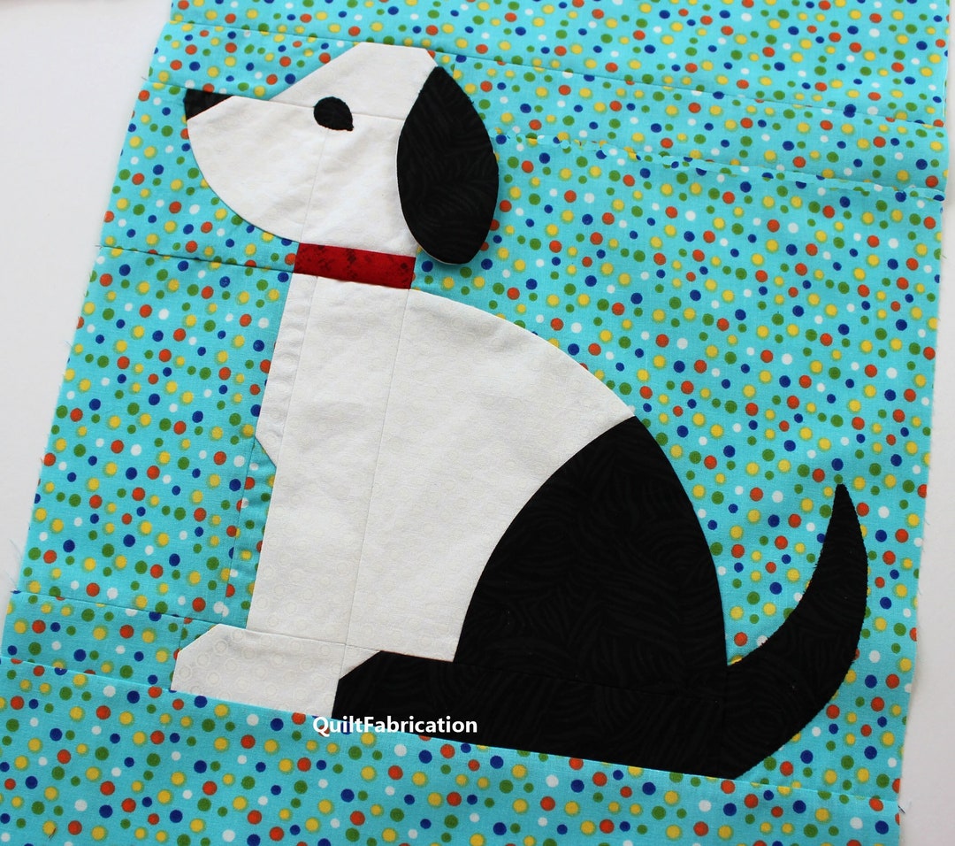 Good Dog, Quilt Block Pattern, Curved Piecing, Confident Beginner, PDF ...
