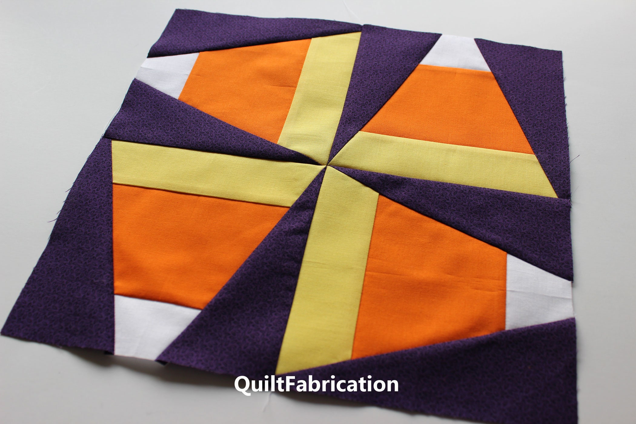 Halloween Candy Corn Quilt Block, Easy Piecing, Beginner PDF Quilt ...