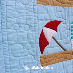 Beach Boardwalk, Queen/twin/lap Quilt Pattern, Intermediate Level ...