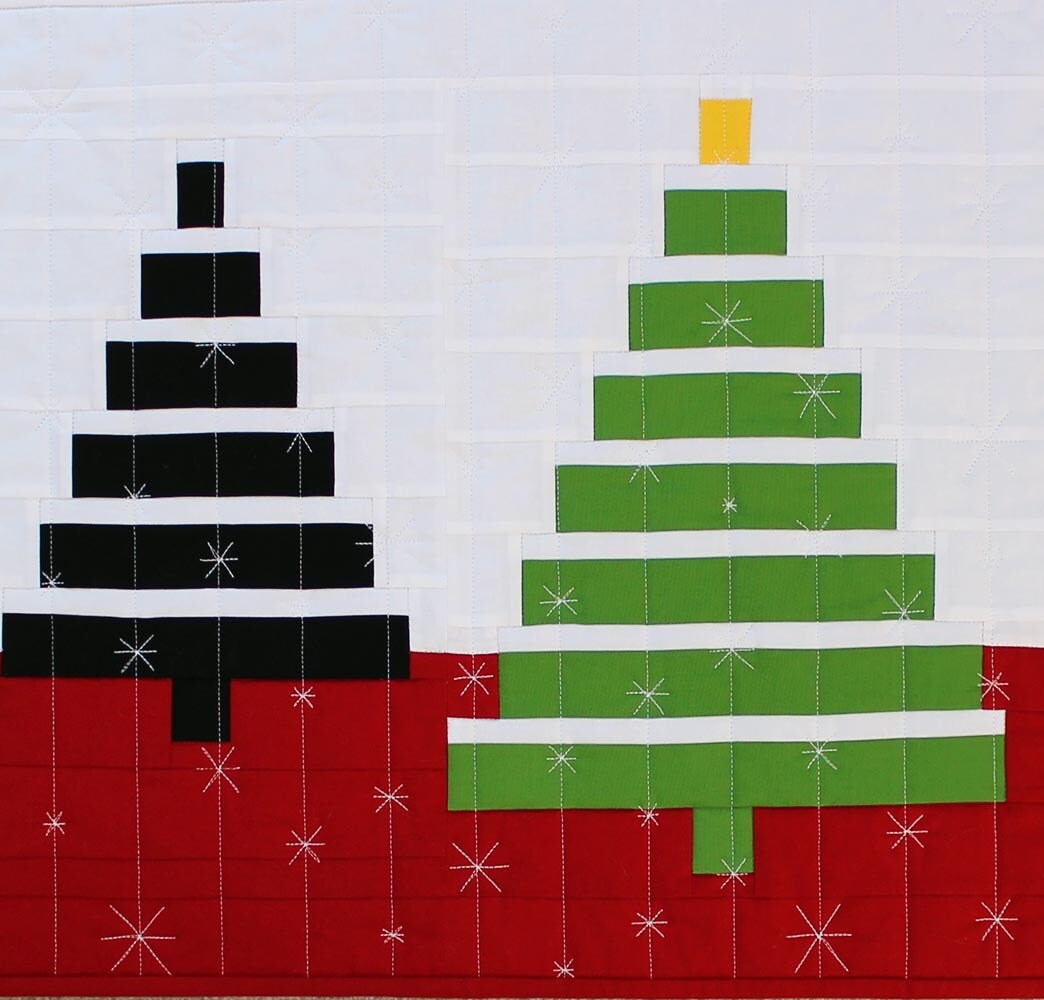 O Tannenbaum Christmas Tree Table Runner PDF Quilt Pattern - Etsy