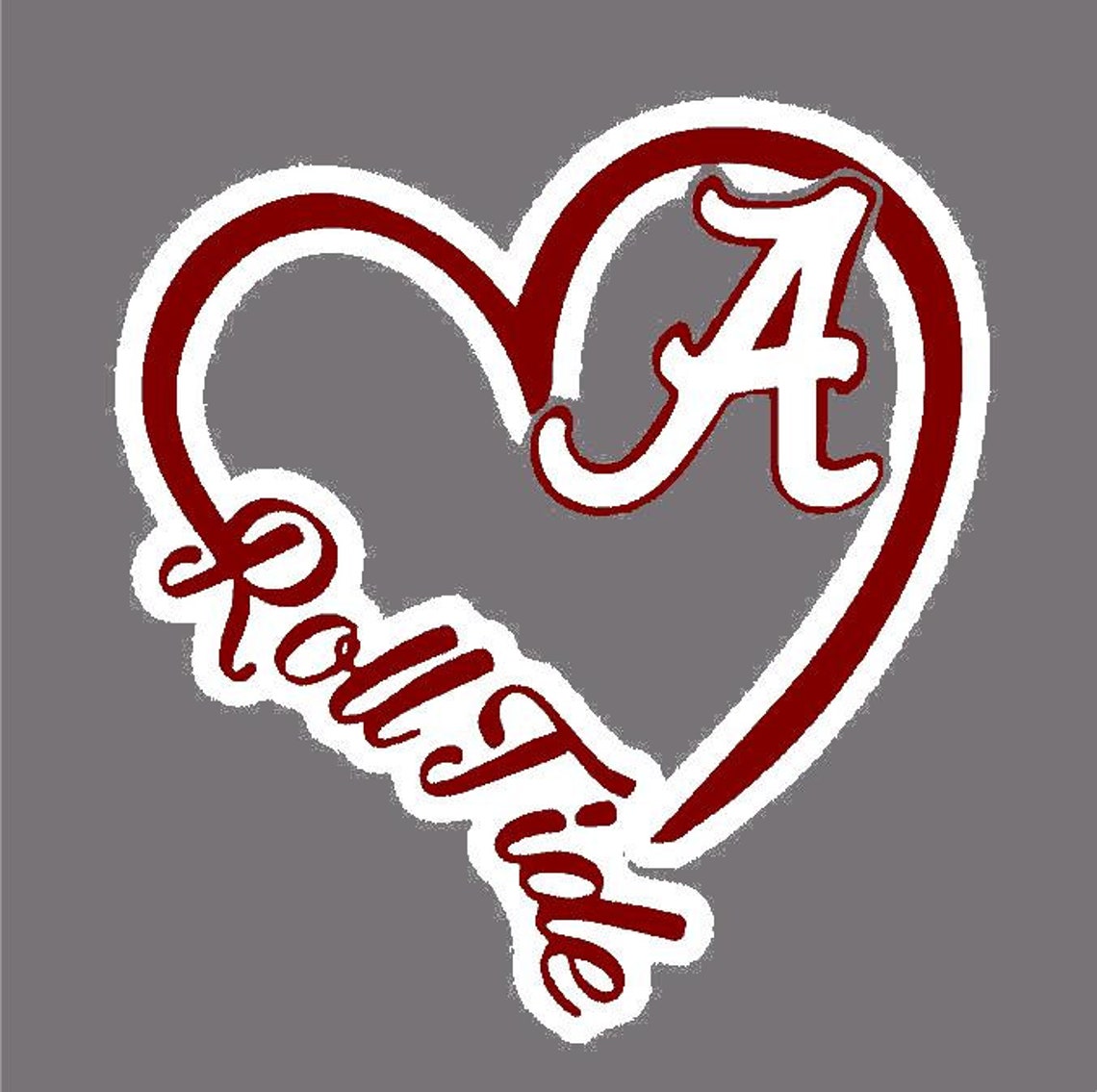 Embroidery design Roll Tide | Etsy