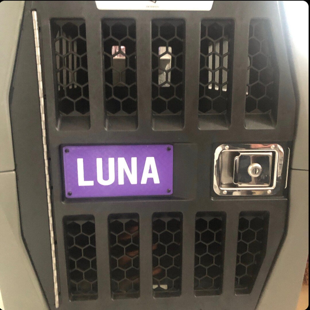 Personalized Kennel Name Tags Compatible With Gunner Kennels - Etsy